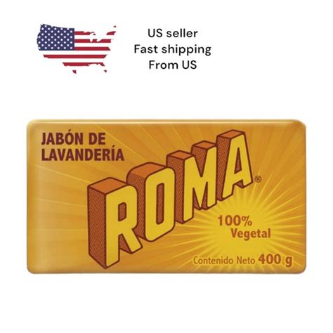 Roma Jabón De Barra Para Lavar🧼 400g Roma Laundry Detergent Soap Bar