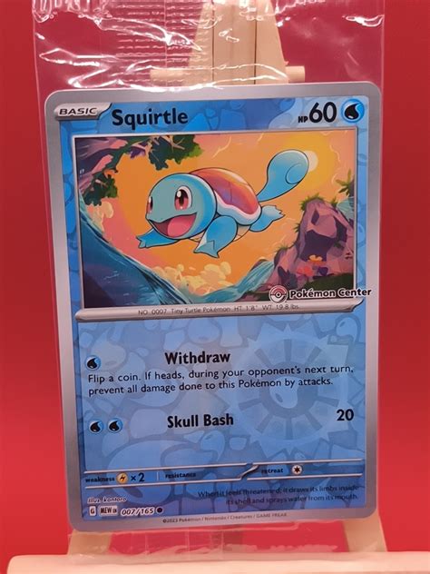 Pokemon Squirtle Card Squirtle 63100 Ex Crystal Guardians Pokémon