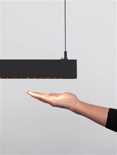 Nova Luce Linear Smart Lina Sandy Black Aluminium