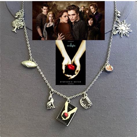 Twilight By Stephenie Meyer Handmade Literature Necklace Book Cover