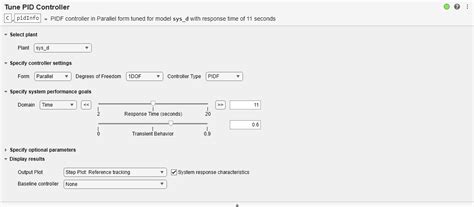 tune pid controller from measured plant data in live editor matlab