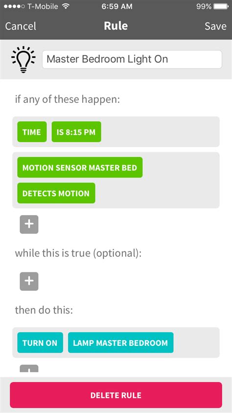 How Can I Make This Smartrule Work Smartapps And Automations Smartthings Community