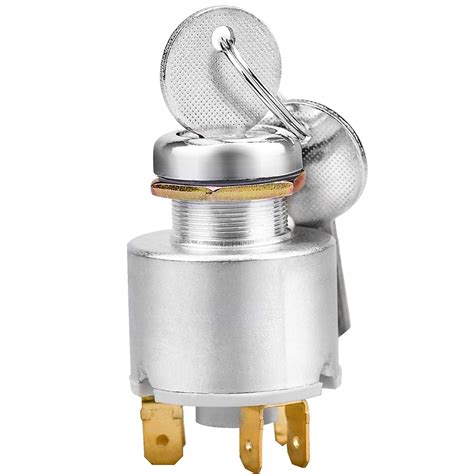 Ignition Switch Universal 12v Engine Start Switch 4 Position On Off