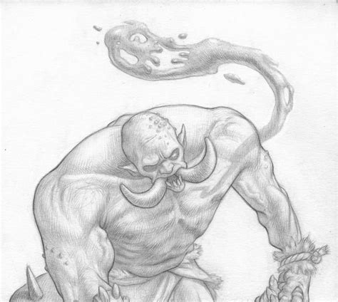 Orcus Drawing By Samuele Franceschi Saatchi Art