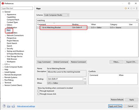 Ccs Ui Find A Matching Bracketbrace C2000 Microcontrollers Forum