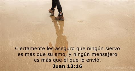 Juan 13 16 Versículo De La Biblia