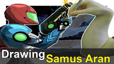 How To Draw Samus Aran Metroid Youtube