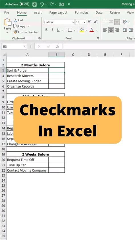 How To Create A Checklist In Microsoft Excel Artofit