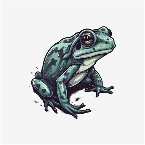 A Logo Of A Frog Designed In Esports Illustration Style Stock