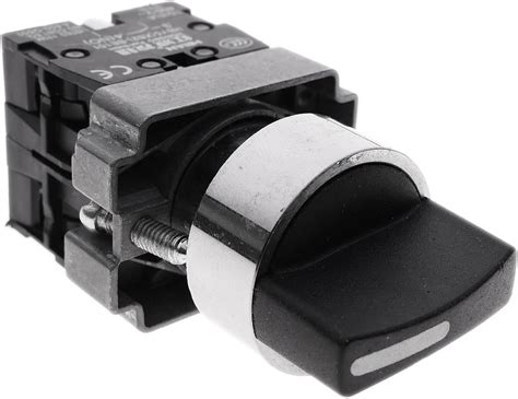 Bematik Selector Rotatorio Momentáneo 22mm 1no 1nc 400v 10a Normal