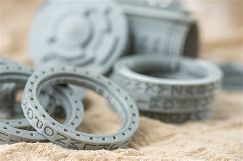 3d 프린터에 인쇄된 플라스틱 부품 둥근 글자 벨이 암호화용 반지 0명에 대한 스톡 사진 및 기타 이미지 0명 3차원 인쇄 3차원 형태 Istock