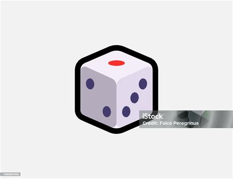 주사위 벡터 아이콘입니다 게임 다이 주사위 놀이 주사위 격리 그림 기호 주사위에 대한 스톡 벡터 아트 및 기타 이미지 주사위 스티커 3차원 형태 Istock