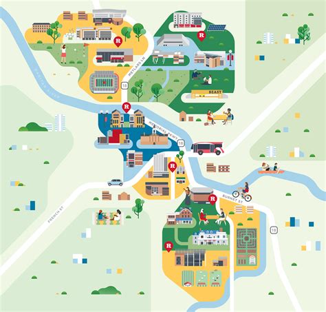 Rutgers University Maps Behance