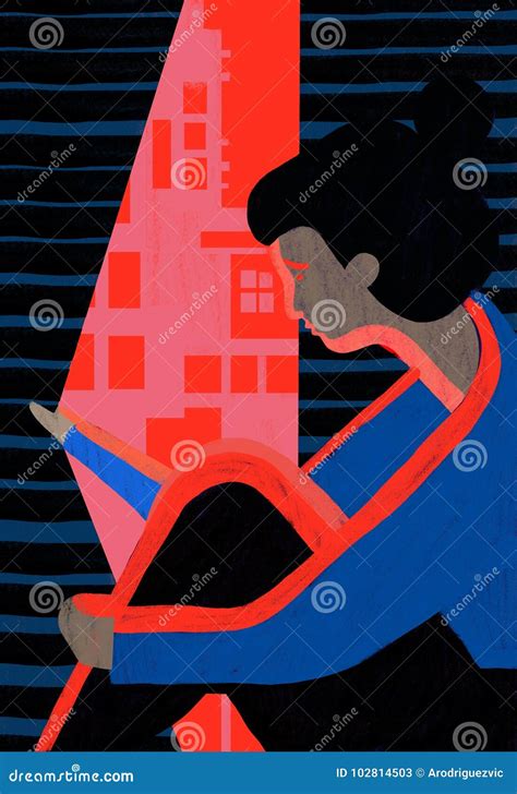 Agoraphobia Fear Of Open Spaces Icon On White Background Can Be Used