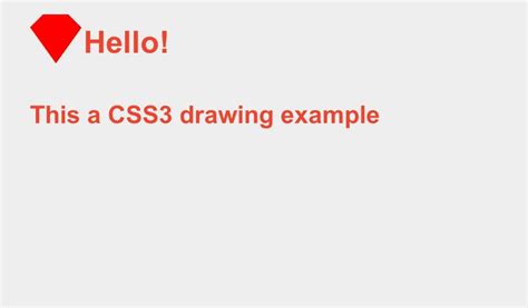 drawing with css3