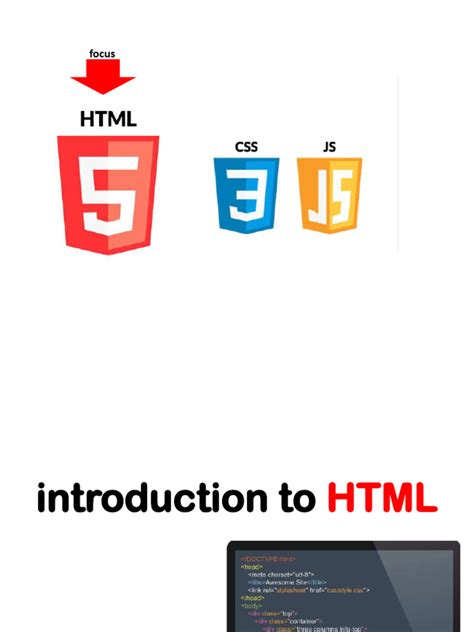 Module 1 Introduction To Html Pdf Html Html Element