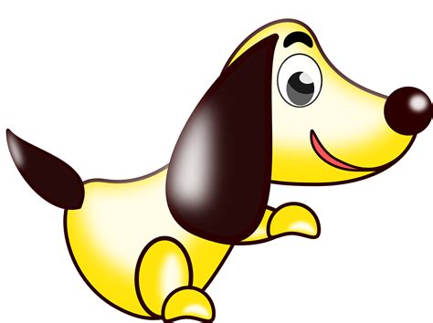 Cartoon Dog Yellow Png Clipart Full Size Clipart 5610810 Pinclipart