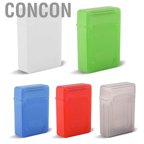 Concon กล่องเก็บ Hdd ขนาด 2 5 นิ้วน้ำหนักเบาทนทานกันกระแทก Ssd เคสป้องกัน Shopee Thailand