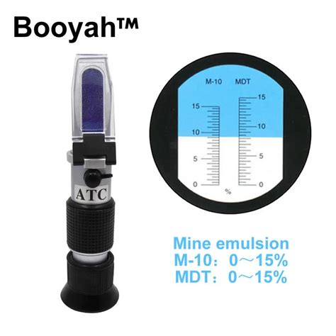 Booyah Emulsion Concentration Refractometer 0 15 High Quality Handheld Anti Rust Cutting Tester