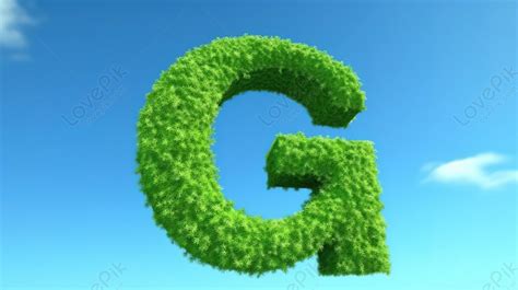 놀라운 3d 렌더링 맑고 푸른 하늘 배경에 무성한 녹색 잔디로 조각된 Go Green 단어 녹색 잔디 배경 놀라 배경