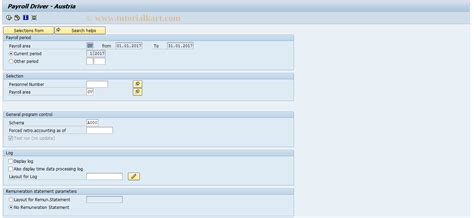 PC M CALC SIMU SAP Tcode Payroll Simulation Austria