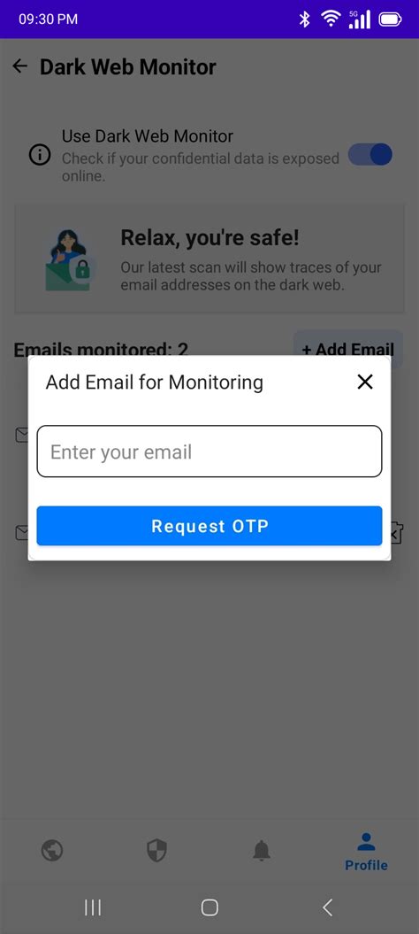 Support How To Add New Email Address For Dark Web Monitoring Vpn Master Pro