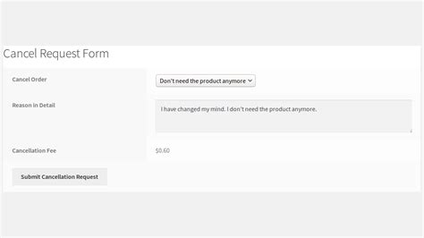 Advanced Cancel Order For WooCommerce Allow Users To Cancel Orders Charge Cancellation Fee