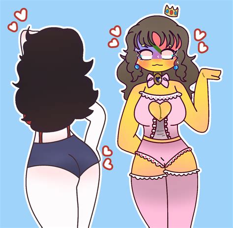 Rule 34 2d 2girls Black Hair Blue Background Brown Hair Countryhumans