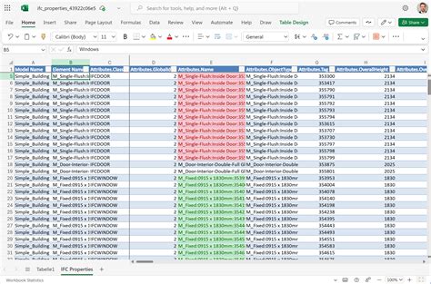 Ifc Microsoft Excel Integration Docs