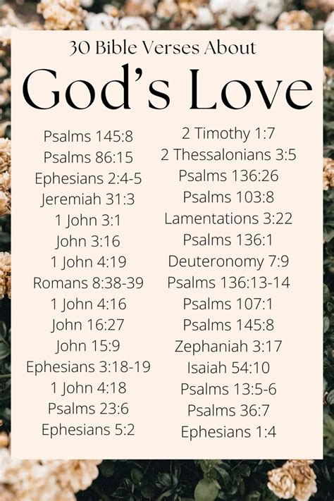 30 Bible Verses About Gods Unconditional Love Artofit