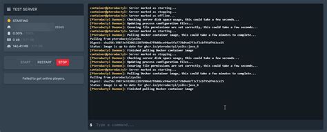 Servers Dont Start After Wings Update · Issue 3836 · Pterodactylpanel · Github