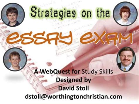 Study Skills Webquest PPT