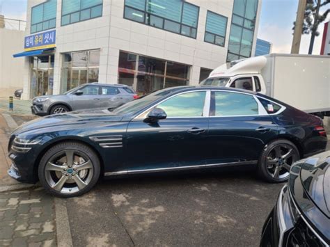 Genesis All New G80 글라스틴트 선셋 썬팅 시공후기 인천 신차패키지 전문업체 이편한내비 네이버 블로그