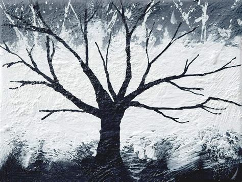 Black And White Abstract Art Tree Piet Mondrian The Gray Tree