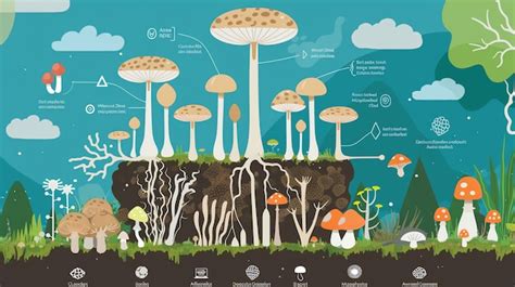 Premium Photo Infographic Showing Different Types Of Fungi With Names