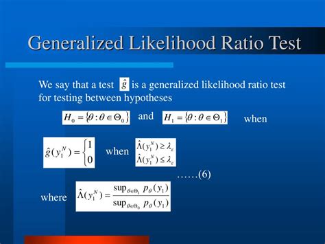 Ppt A Generalized Likelihood Ratio Approach To The Detection Of Jumps