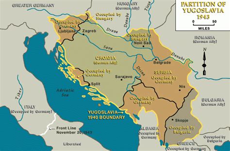 Yugoslavia Map Ww2