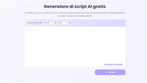 Generatore Di Script Ai Gratis Crea Script Di Qualità Ora
