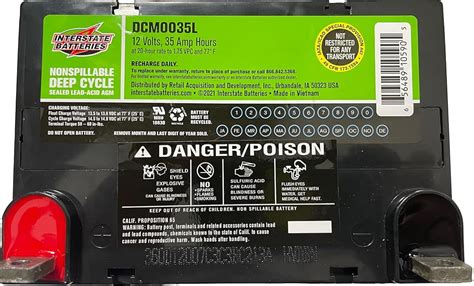 Interstate Batteries 12v 35ah Deep Cycle Mobility Battery Group U1 Or