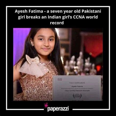 Fida Hussain Soomro On Linkedin We Are So Proud Ayesh Fatima A Pakistani Girl Breaks The
