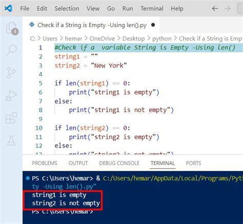 How To Check If A Variable Is Empty In Python