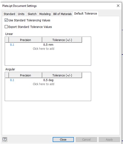 Autodesk Inventor Dimension Tolerances Arkance Uk Community