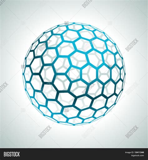 Abstract Hexagonal 3d Vector And Photo Free Trial Bigstock