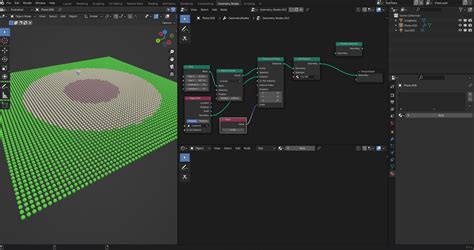 Shaders Geometry Nodes Apply The Material To Instances After Their Realize Blender