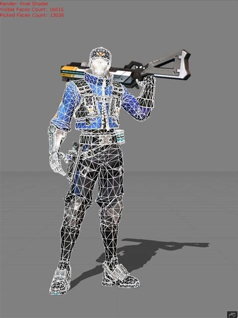 3d Model Clint Operator Cl Vr Ar Low Poly Cgtrader