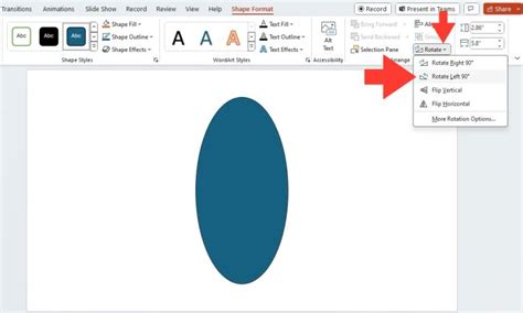 How To Rotate And Mirror Objects In Powerpoint Fast Myexcelonline