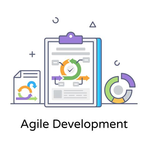 Scrum Master Agile Development Icon In Flat Editable Style 6217225 Vector Art At Vecteezy