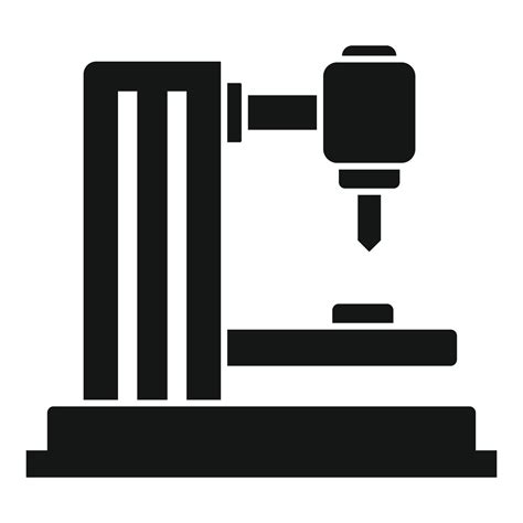 Industrial Milling Machine Icon Simple Style 14672199 Vector Art At