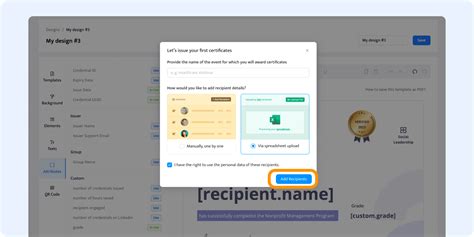Generate Certificates From Spreadsheet Data