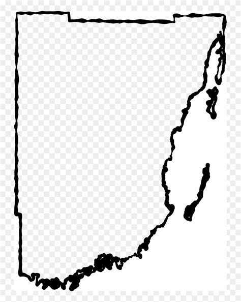 Download Fancy Squiggle Outline Of Miami Florida Clipart 1523631 Pinclipart